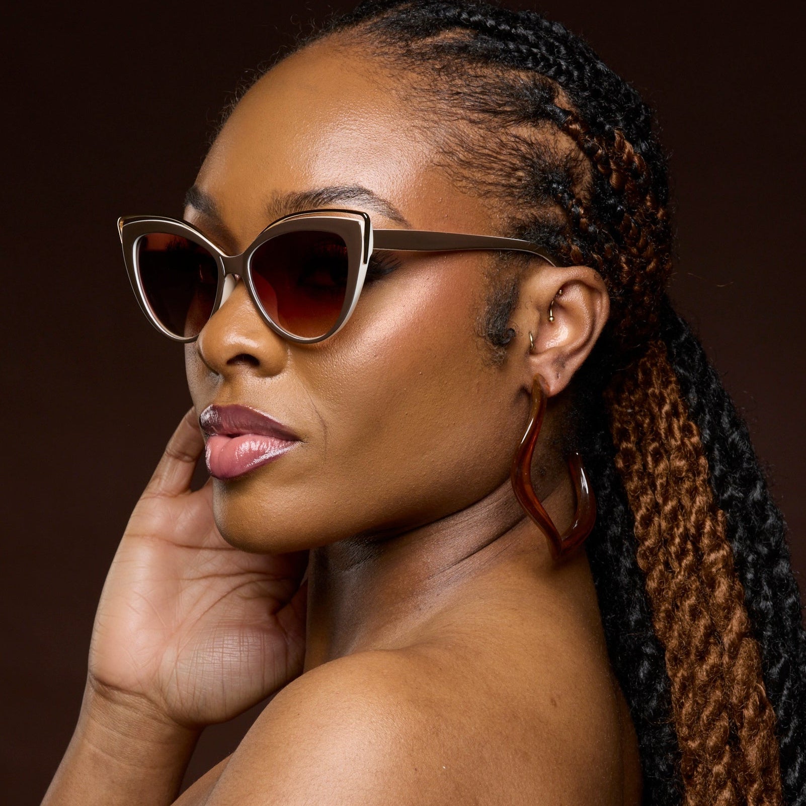 That Cat Eye – Berry Red London